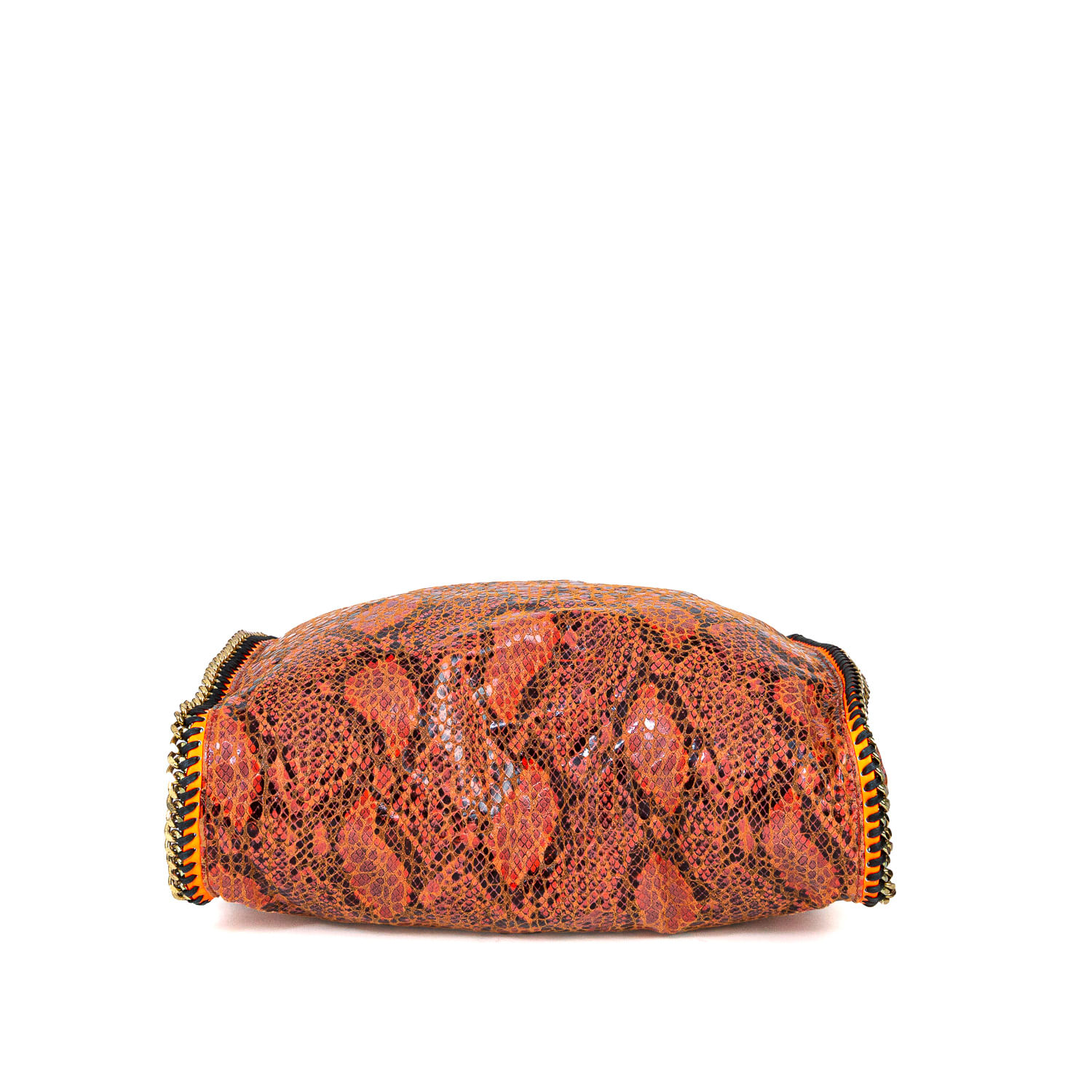 Bolsa Stella McCartney Falabella Python Laranja | Brechó de luxo - Prettynew