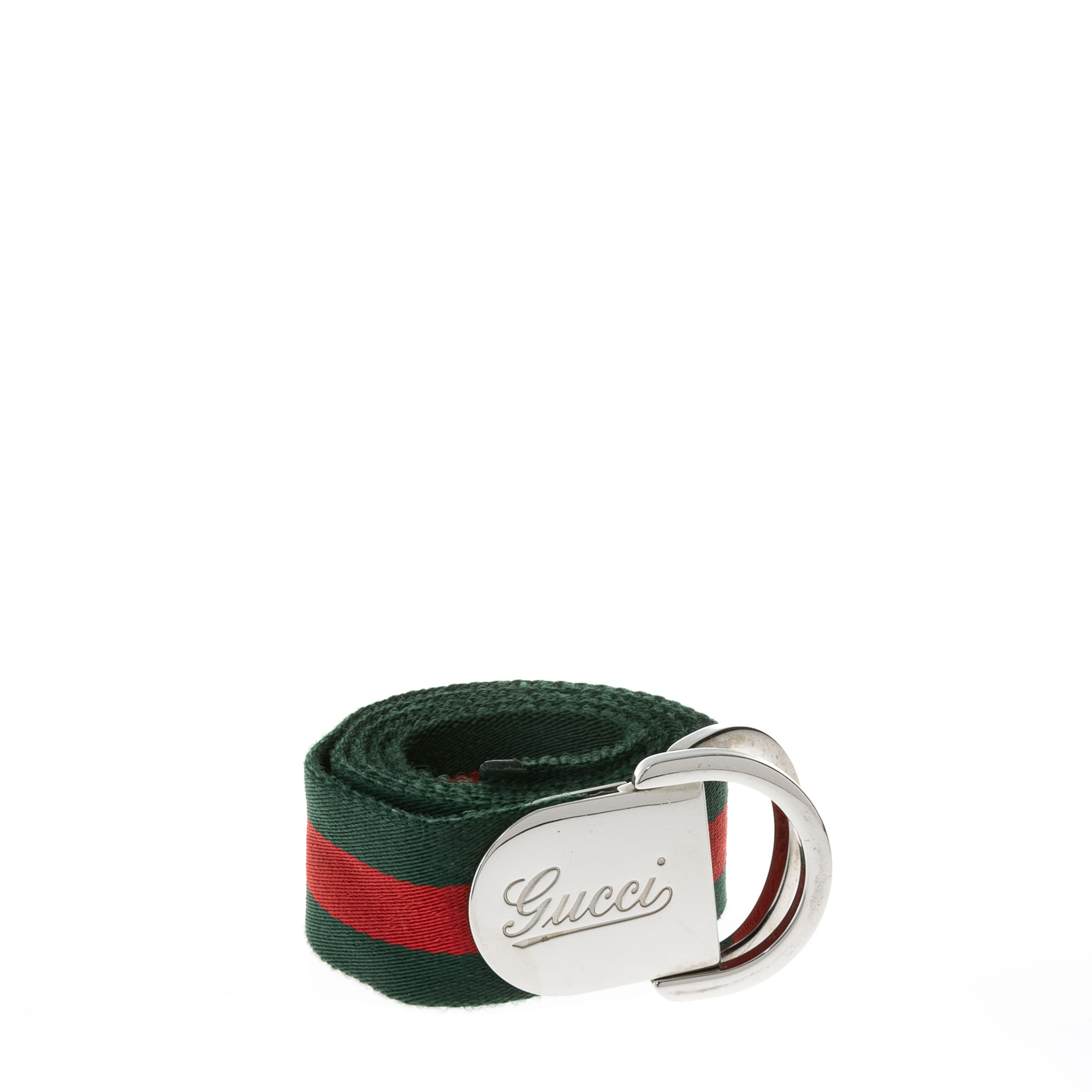 Cinto Gucci Web Verde | Brechó de luxo - Prettynew