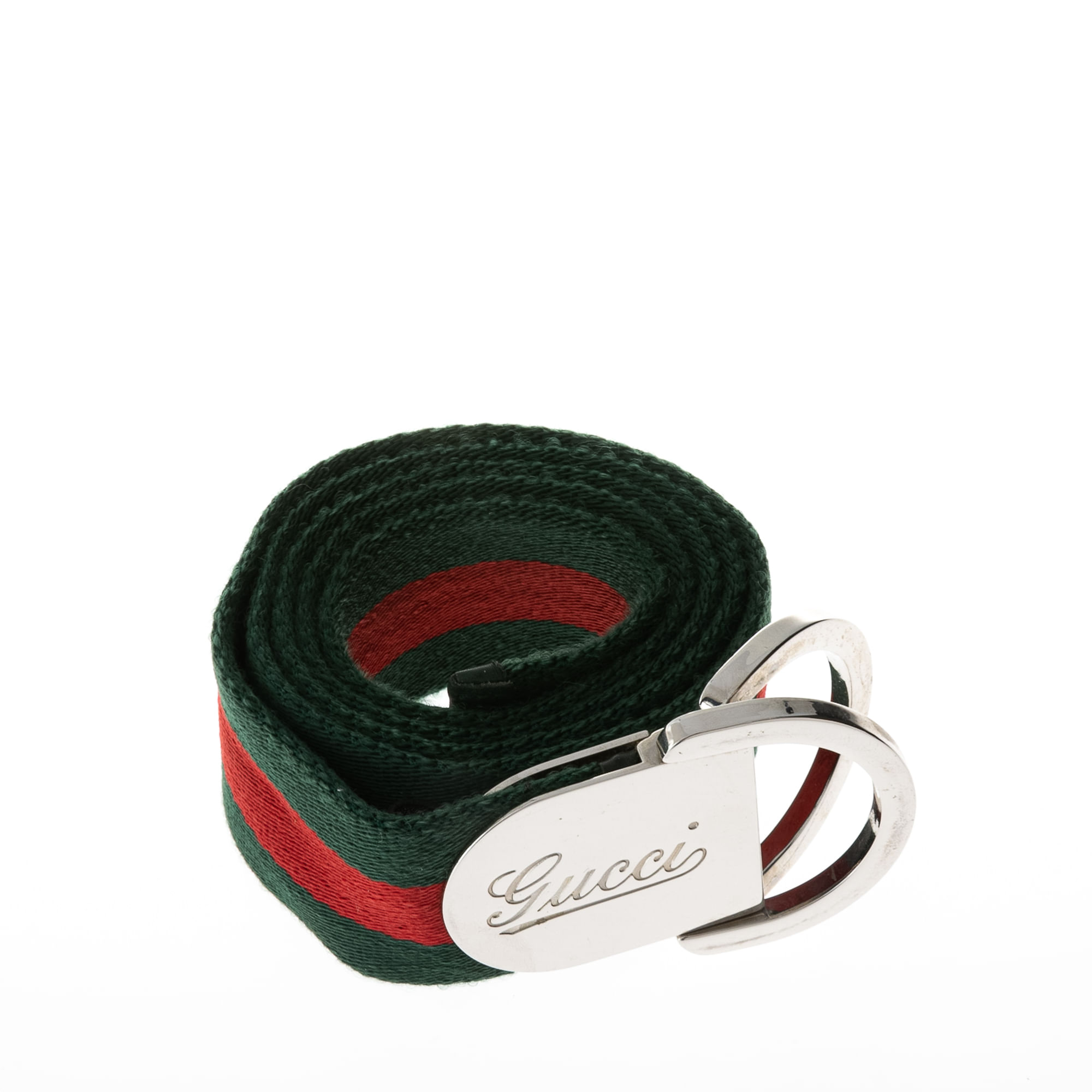 Cinto Gucci Web Verde | Brechó de luxo - Prettynew