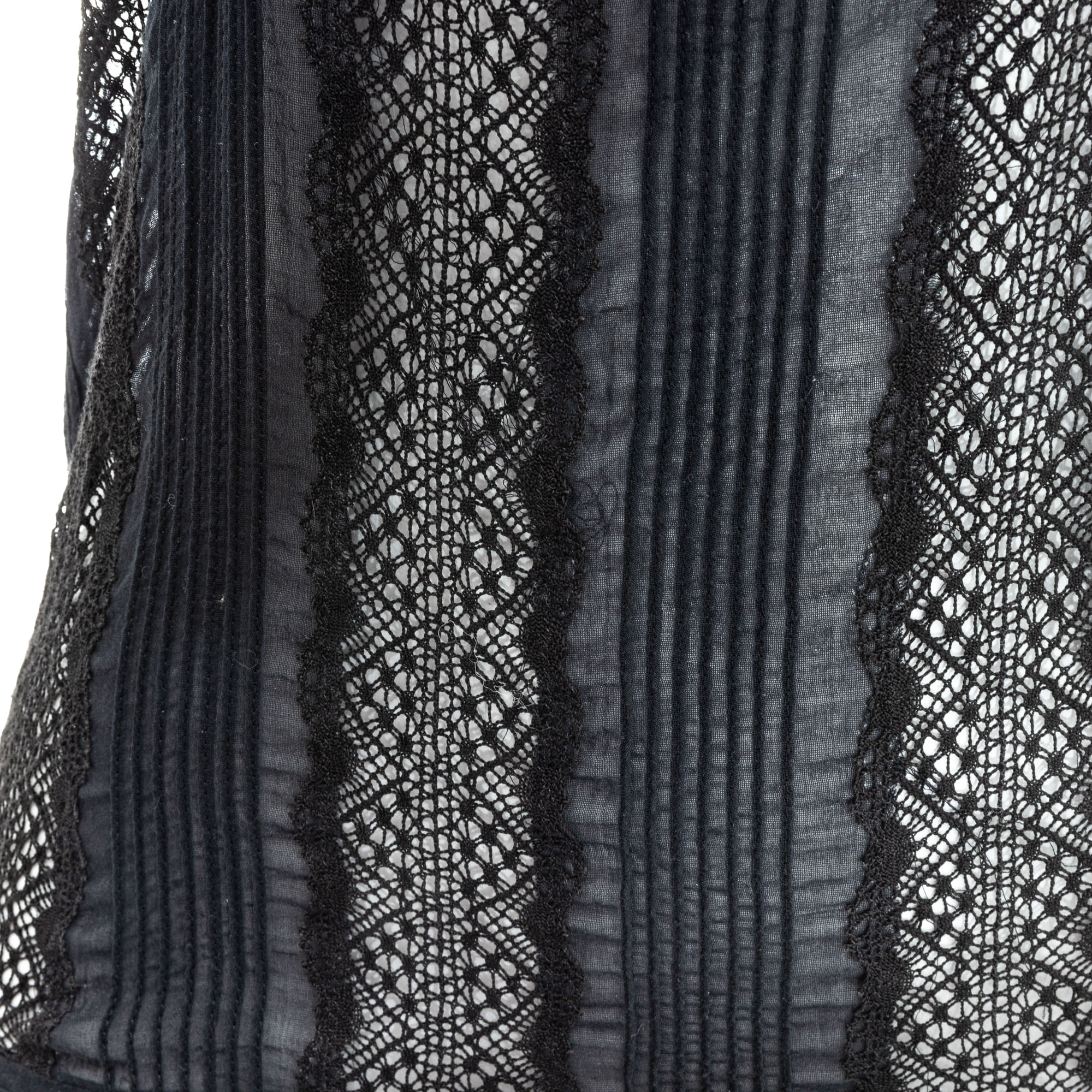 Blusa Chloé Renda Preta | Brechó de luxo - Prettynew