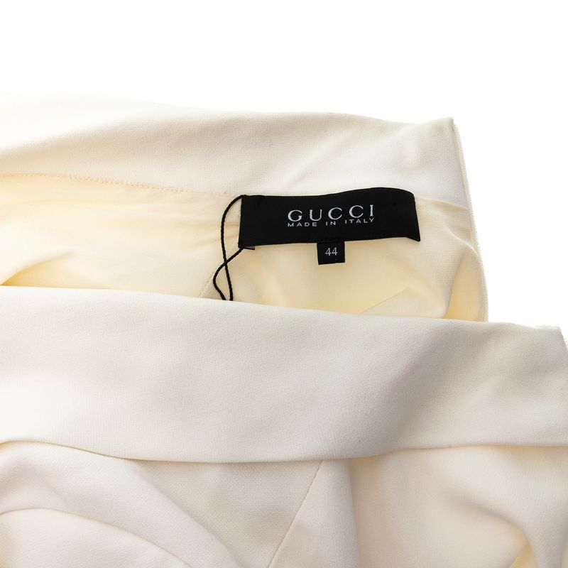 Vestido Gucci Tecido Creme | Brechó de luxo - Prettynew