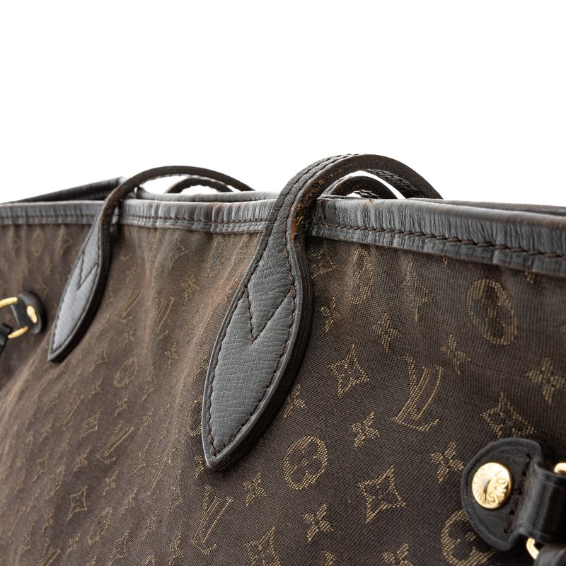 Bolsa Louis Vuitton Neverfull MM Monogram Mini Lin | Brechó de luxo ...
