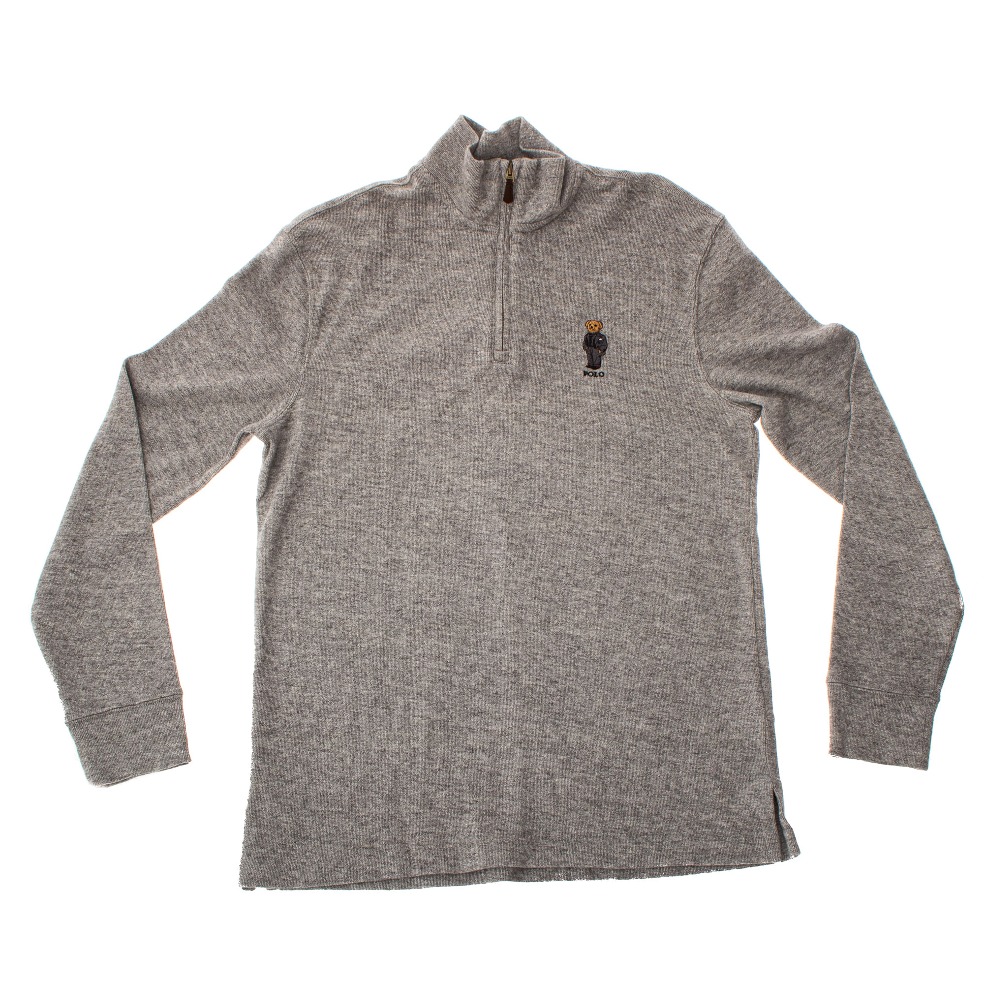 Suéter Polo Ralph Lauren Urso Cinza | Brechó de luxo - Prettynew