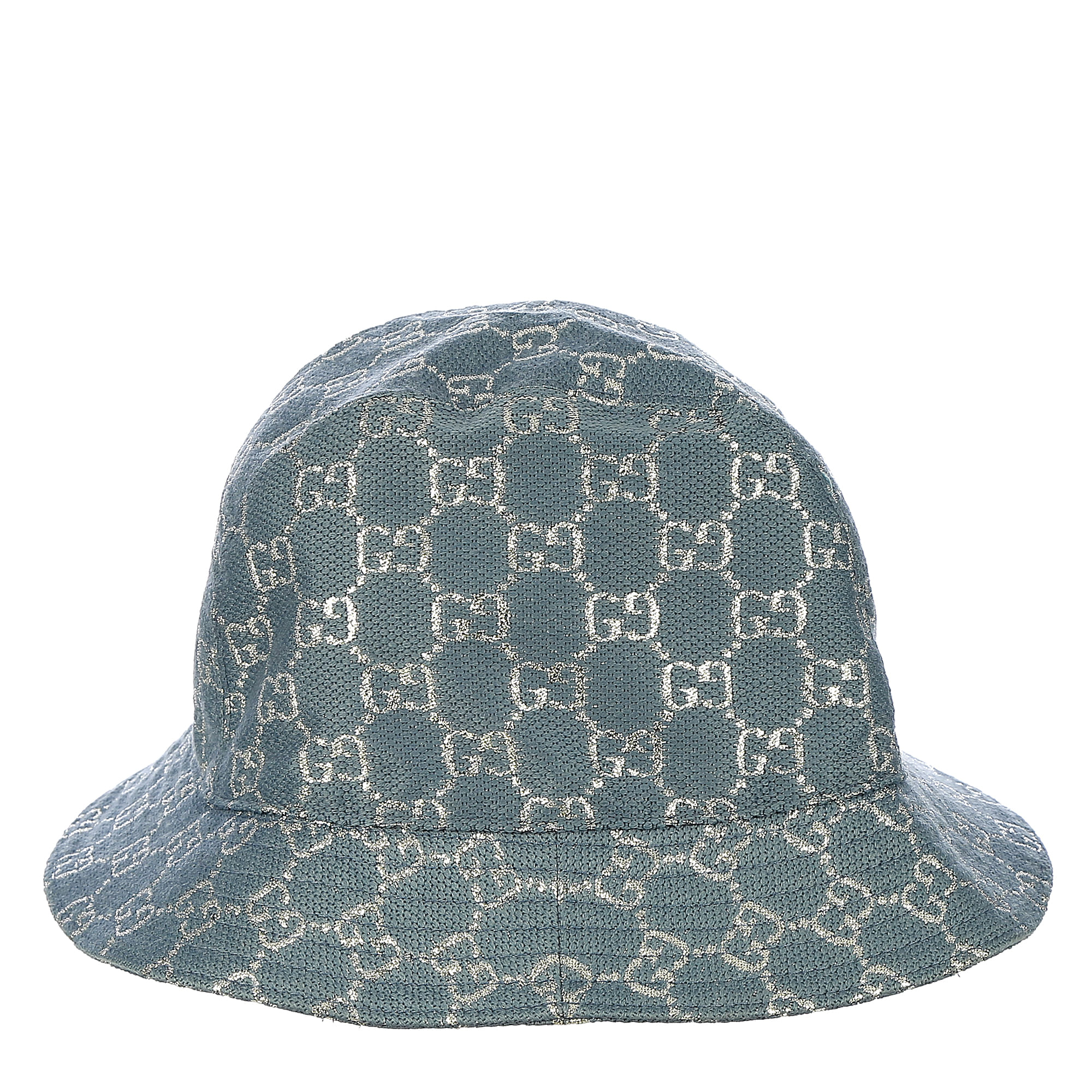 Bucket Hat Gucci Tecido Azul | Brechó de luxo - Prettynew