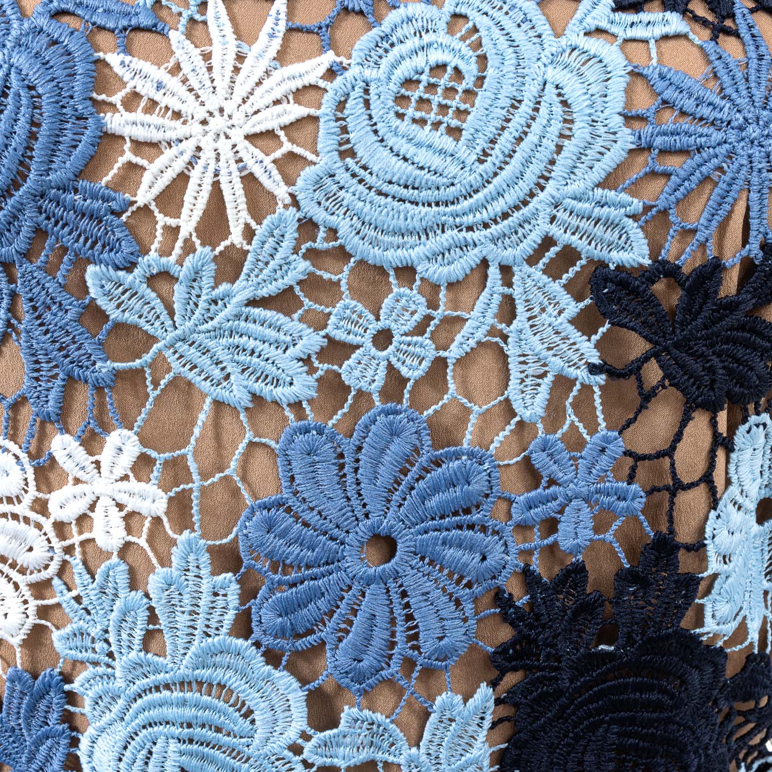 Vestido Michael Kors Renda Azul | Brechó de luxo - Prettynew