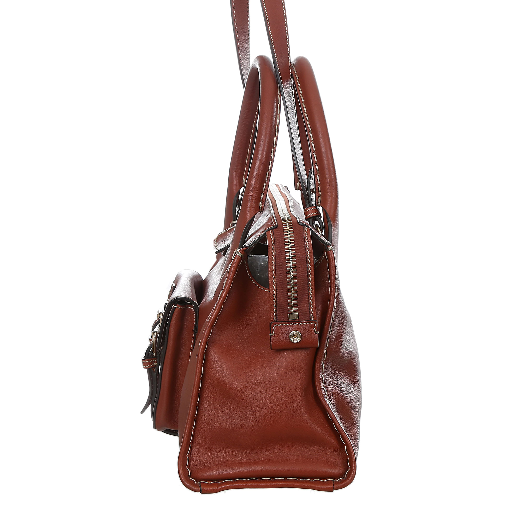 Bolsa Chloe Edith Medium Marrom | Brechó de luxo - Prettynew