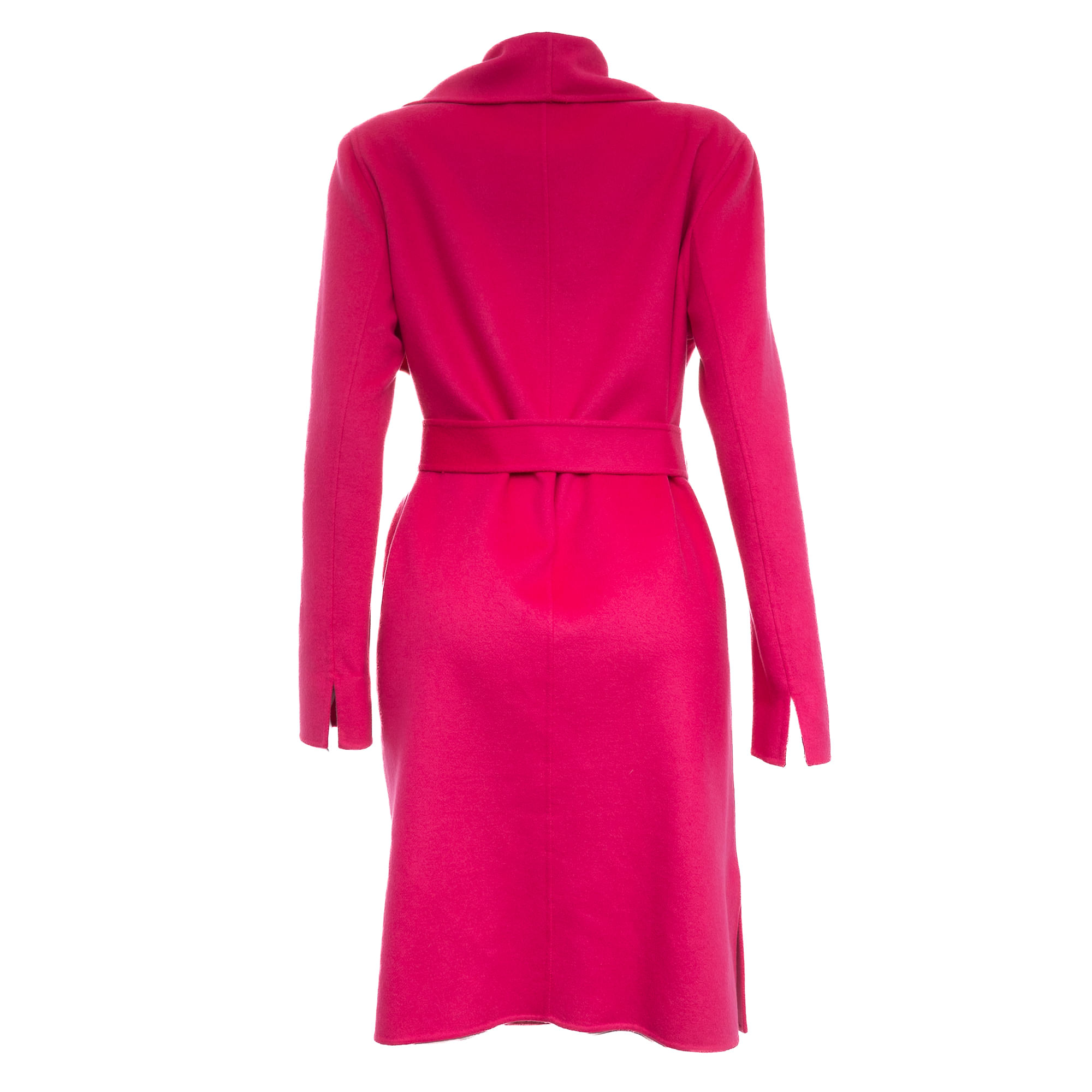 Sobretudo Hugo Boss Lã Rosa | Brechó de luxo - Prettynew