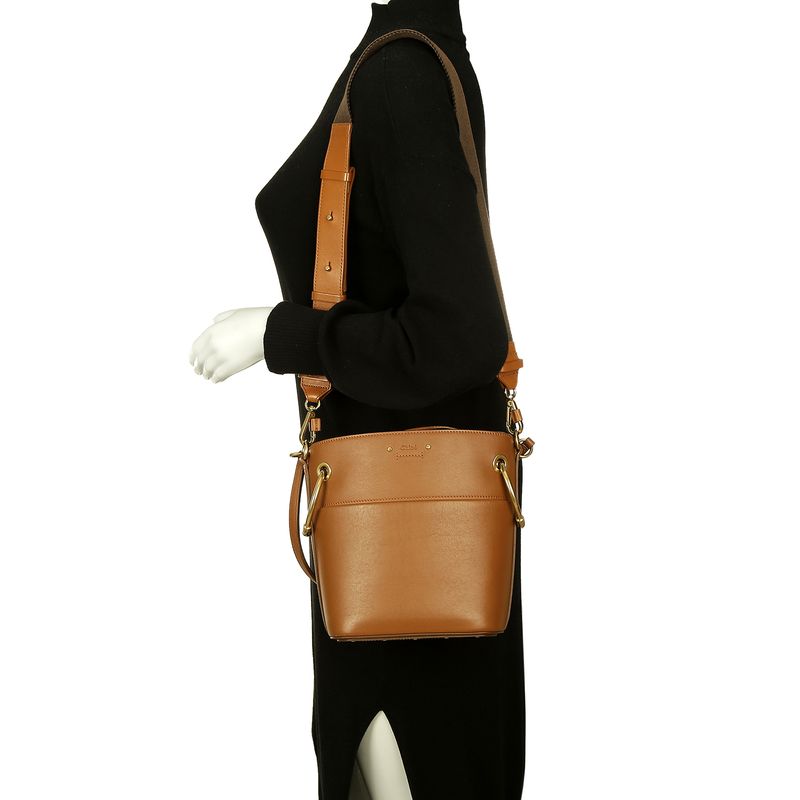 Bolsa Chloe Mini Roy Caramelo | Brechó de luxo - Prettynew