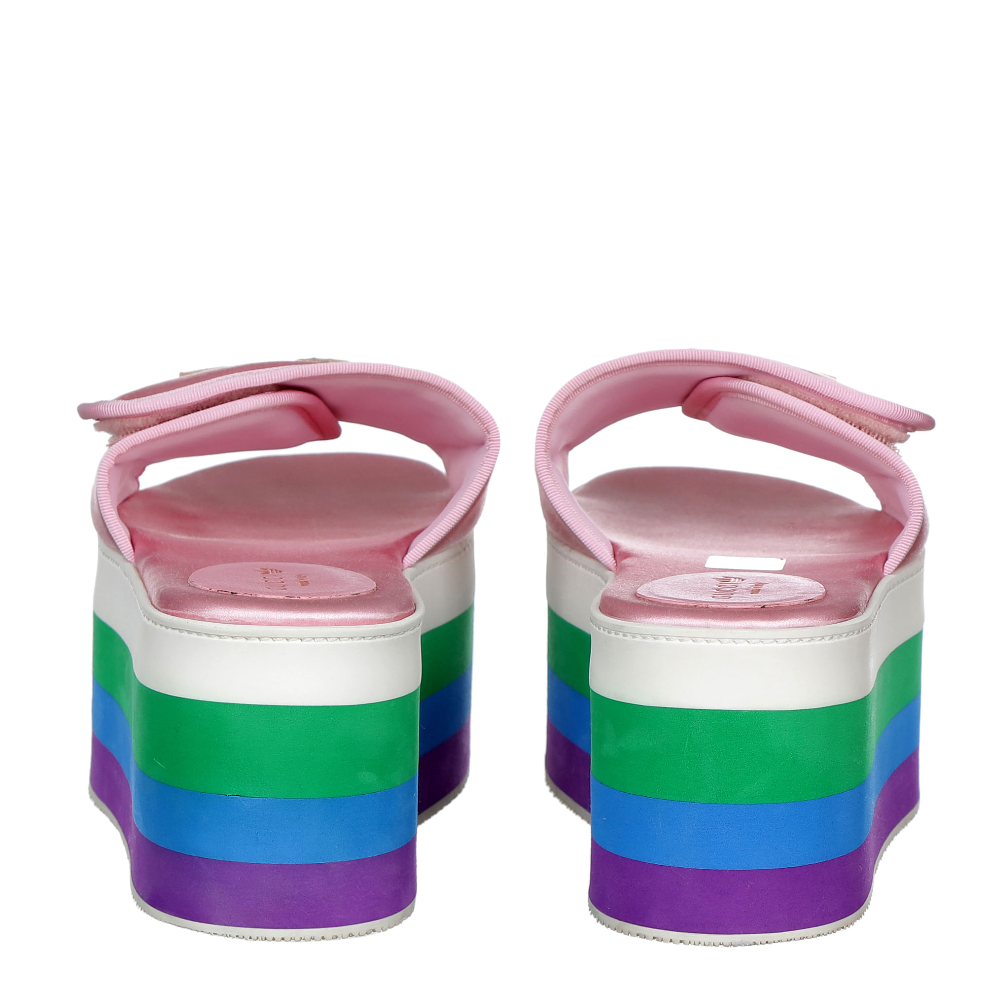 Sandália Gucci e Adidas Plataforma Rosa | Brechó de luxo - Prettynew