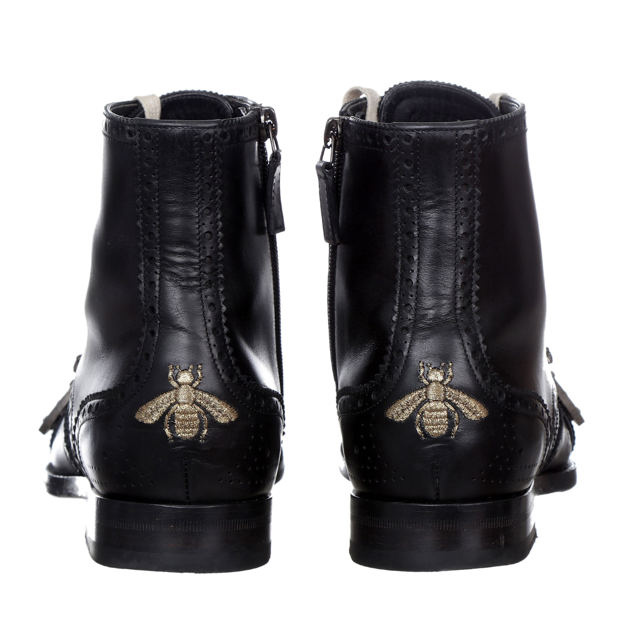 Bota Gucci Queercore Preta | Brechó de luxo - Prettynew