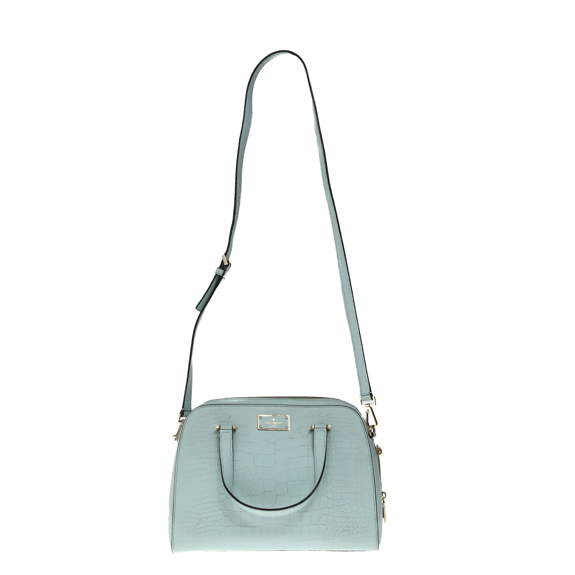 Bolsa Kate Spate Couro Verde | Brechó de luxo - Prettynew