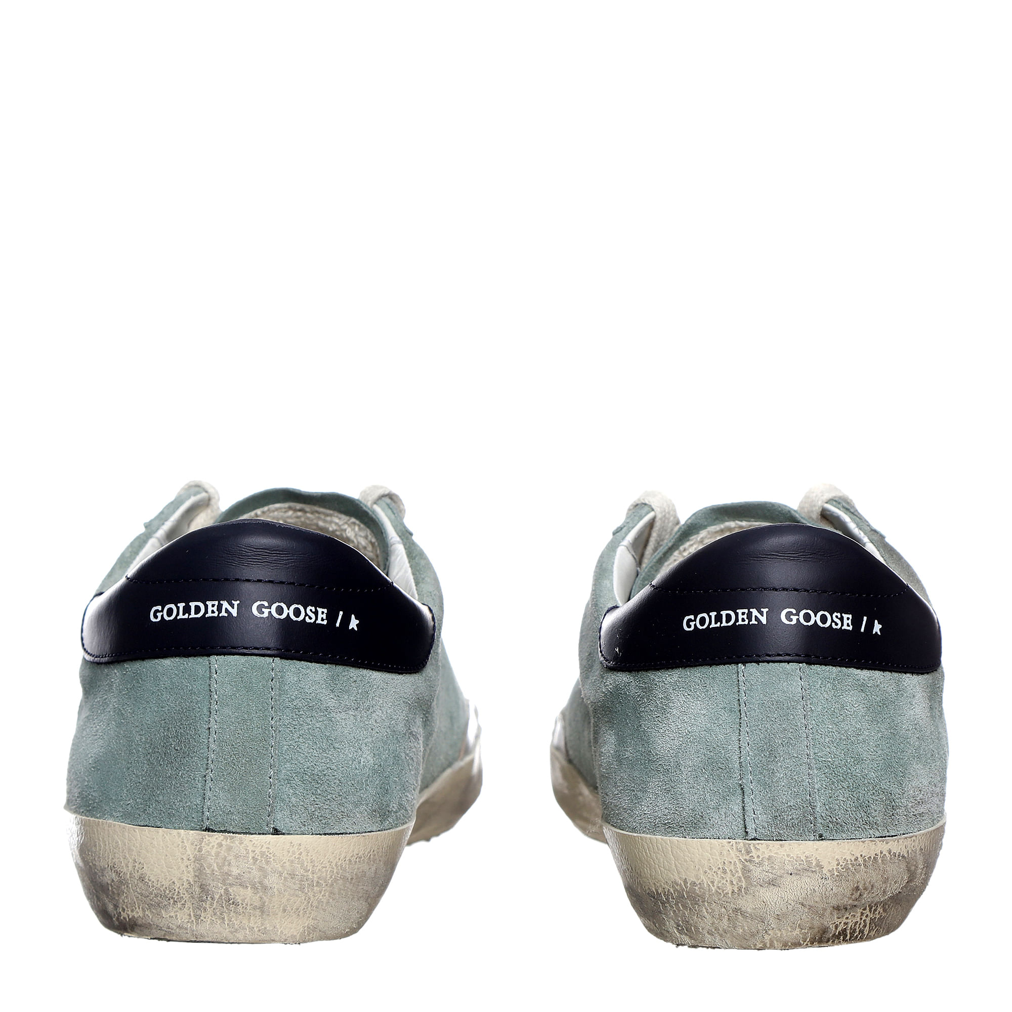 Tênis Golden Goose Super Star Azul | Brechó de luxo - Prettynew