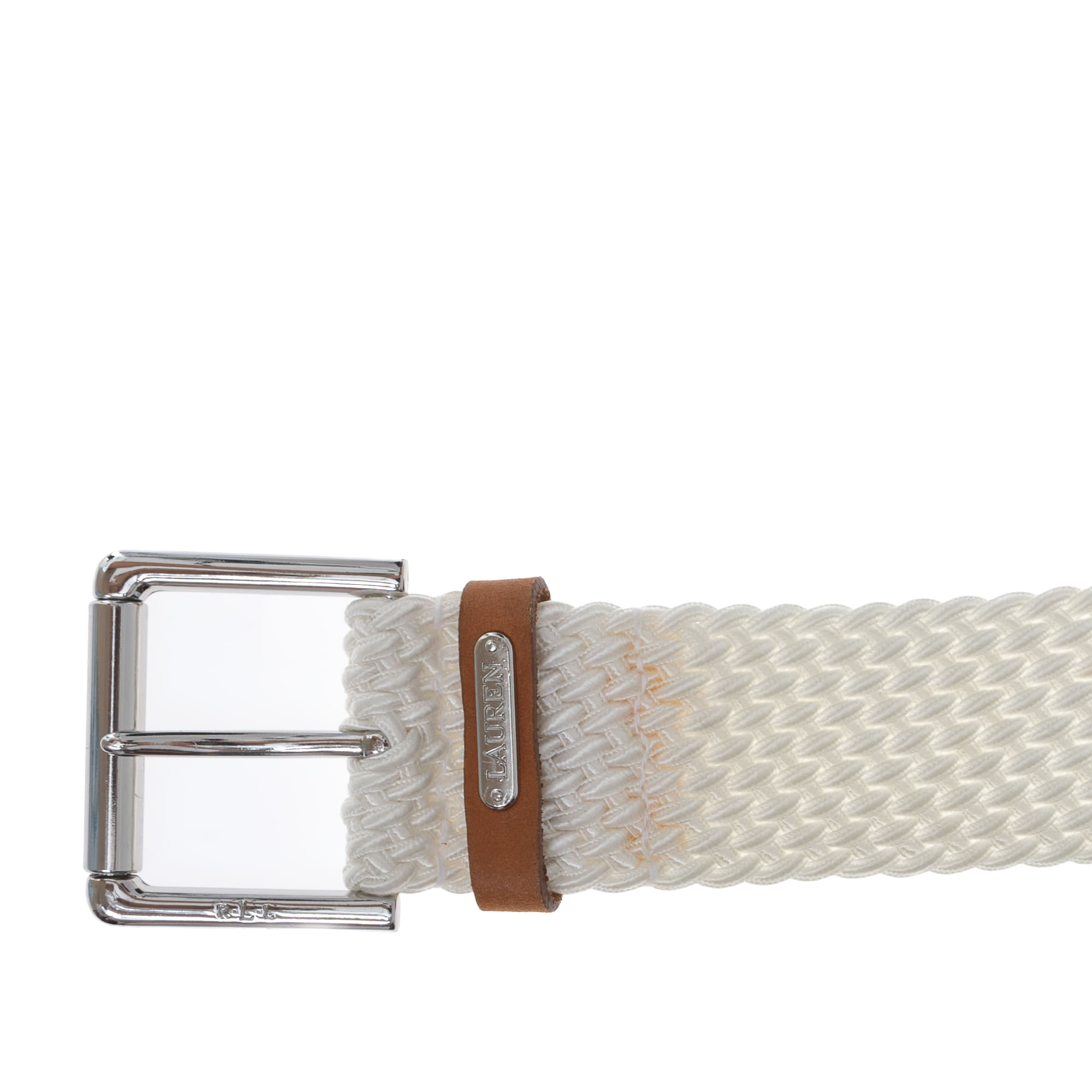 Cinto Ralph Lauren Trançado Branco | Brechó de luxo - Prettynew