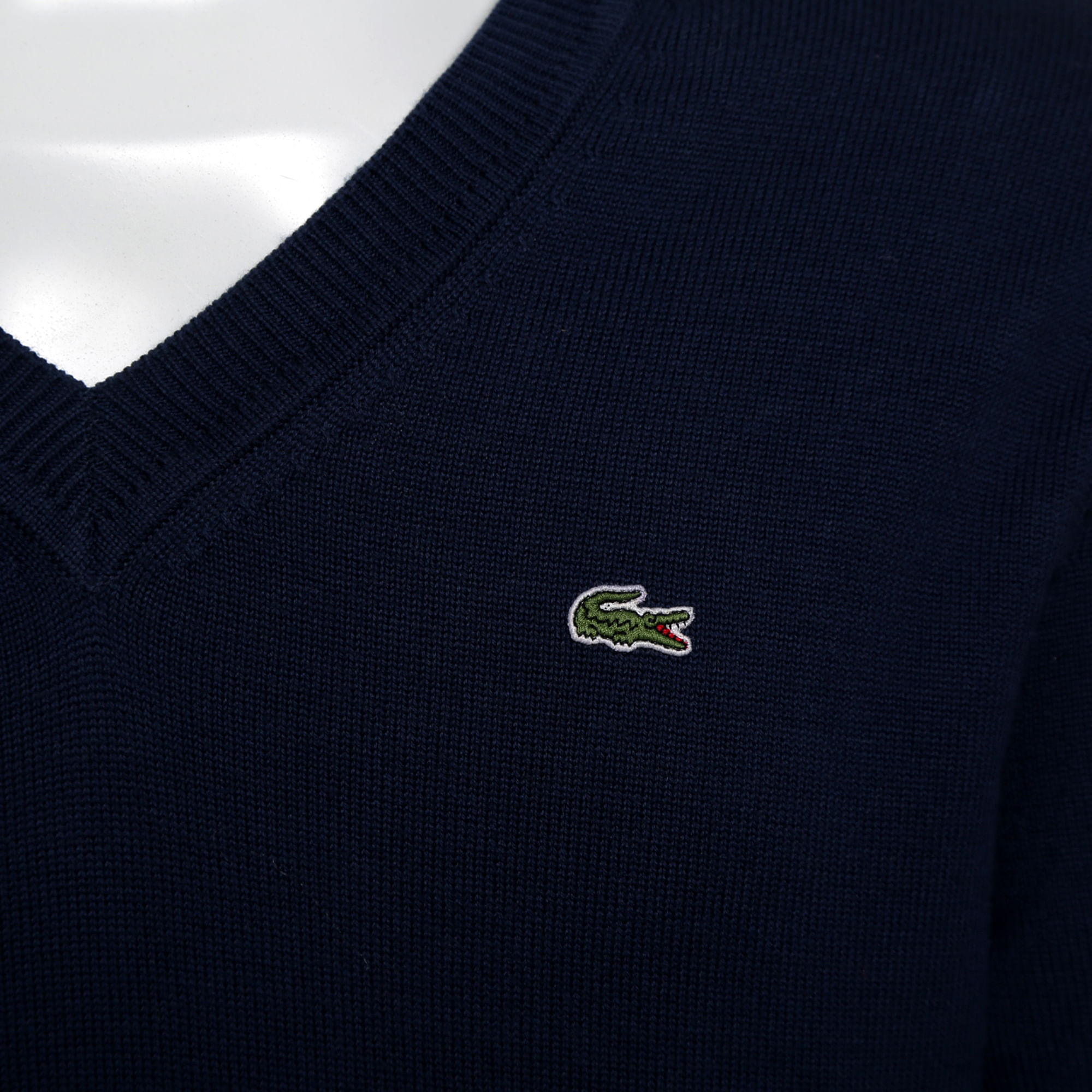 Sueter Lacoste Azul | Brechó de luxo - Prettynew