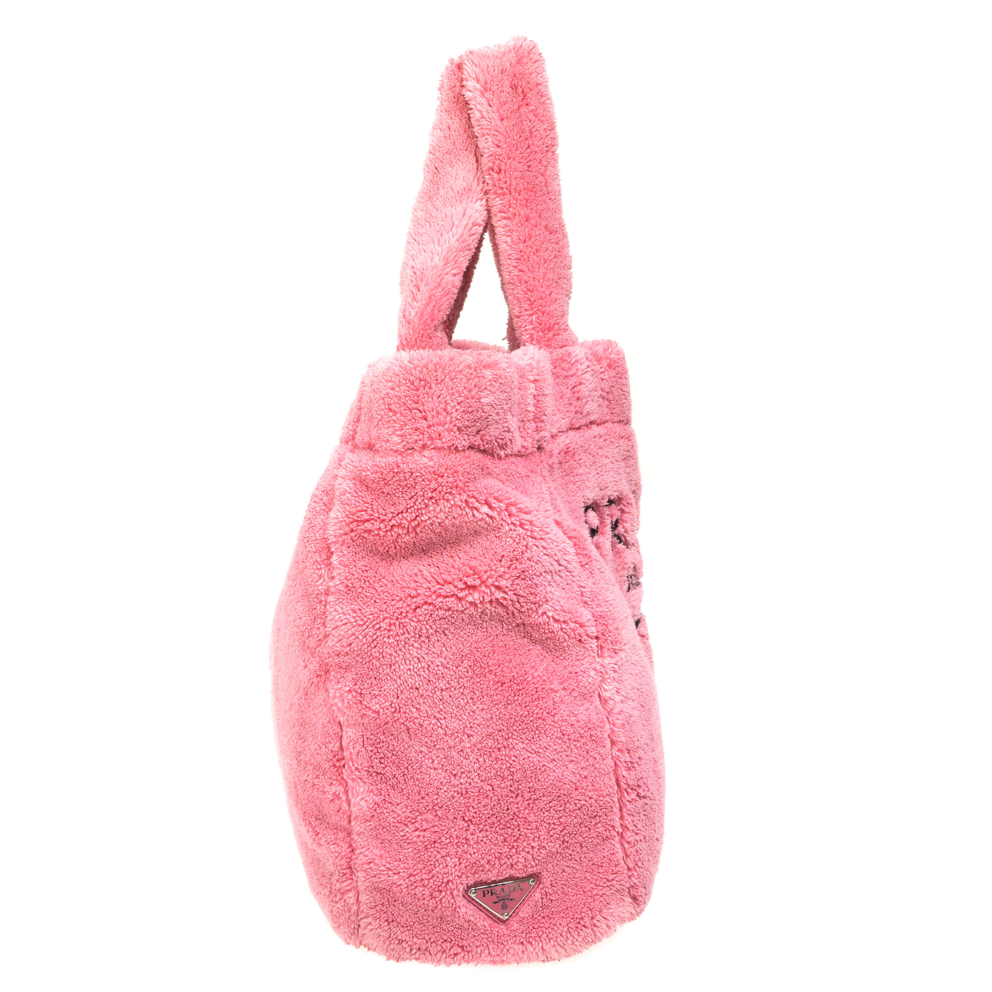 Bolsa Prada Atoalhada Rosa | Brechó de luxo - Prettynew