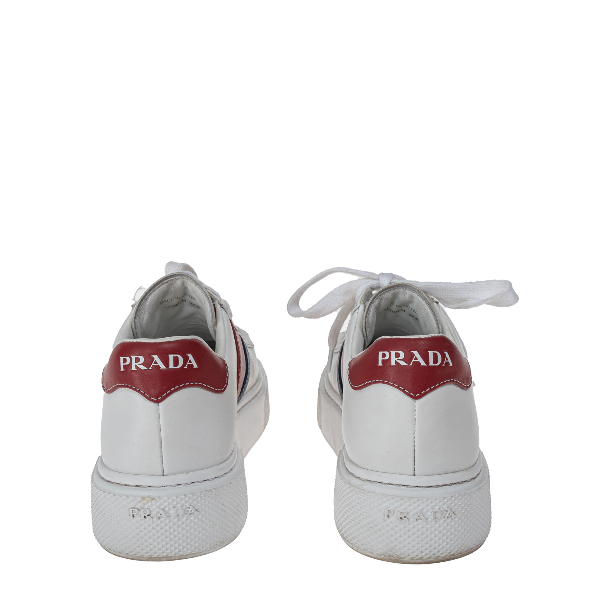 Tênis Prada Couro Tricolor | Brechó de luxo - Prettynew