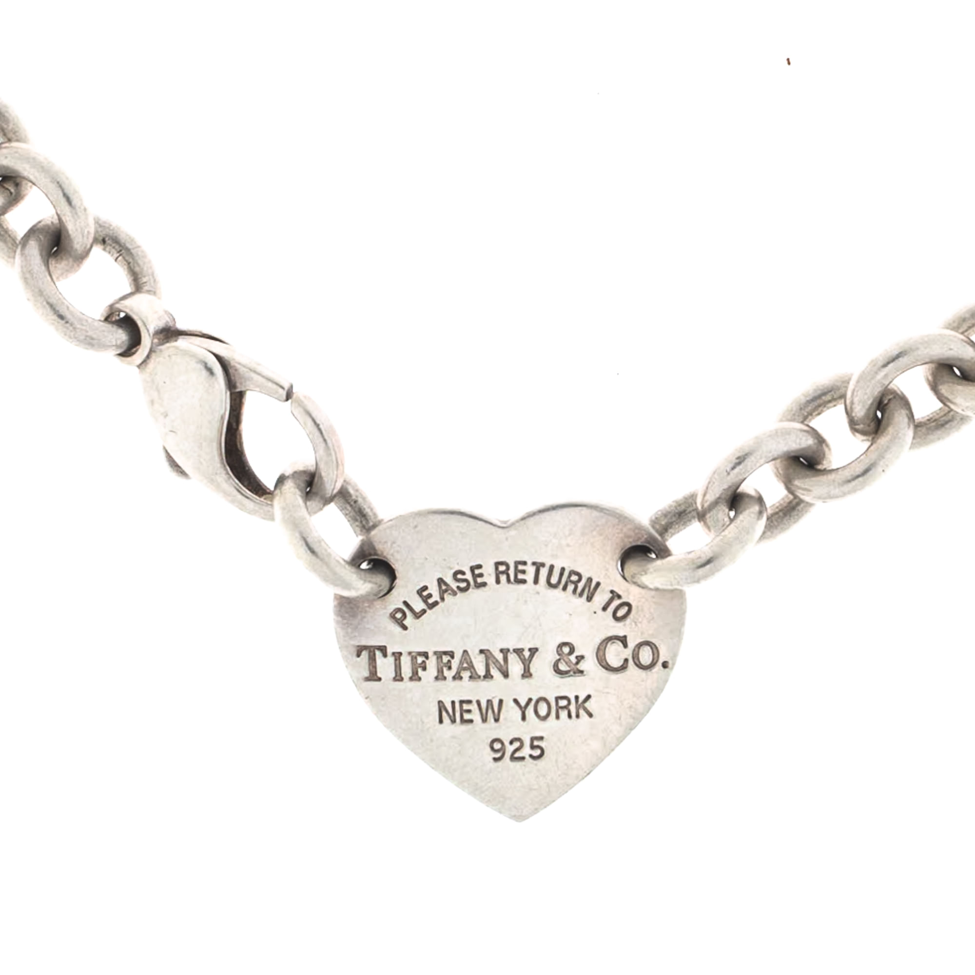 Colar Tiffany & Co. Return To em Prata | Brechó de luxo - Prettynew