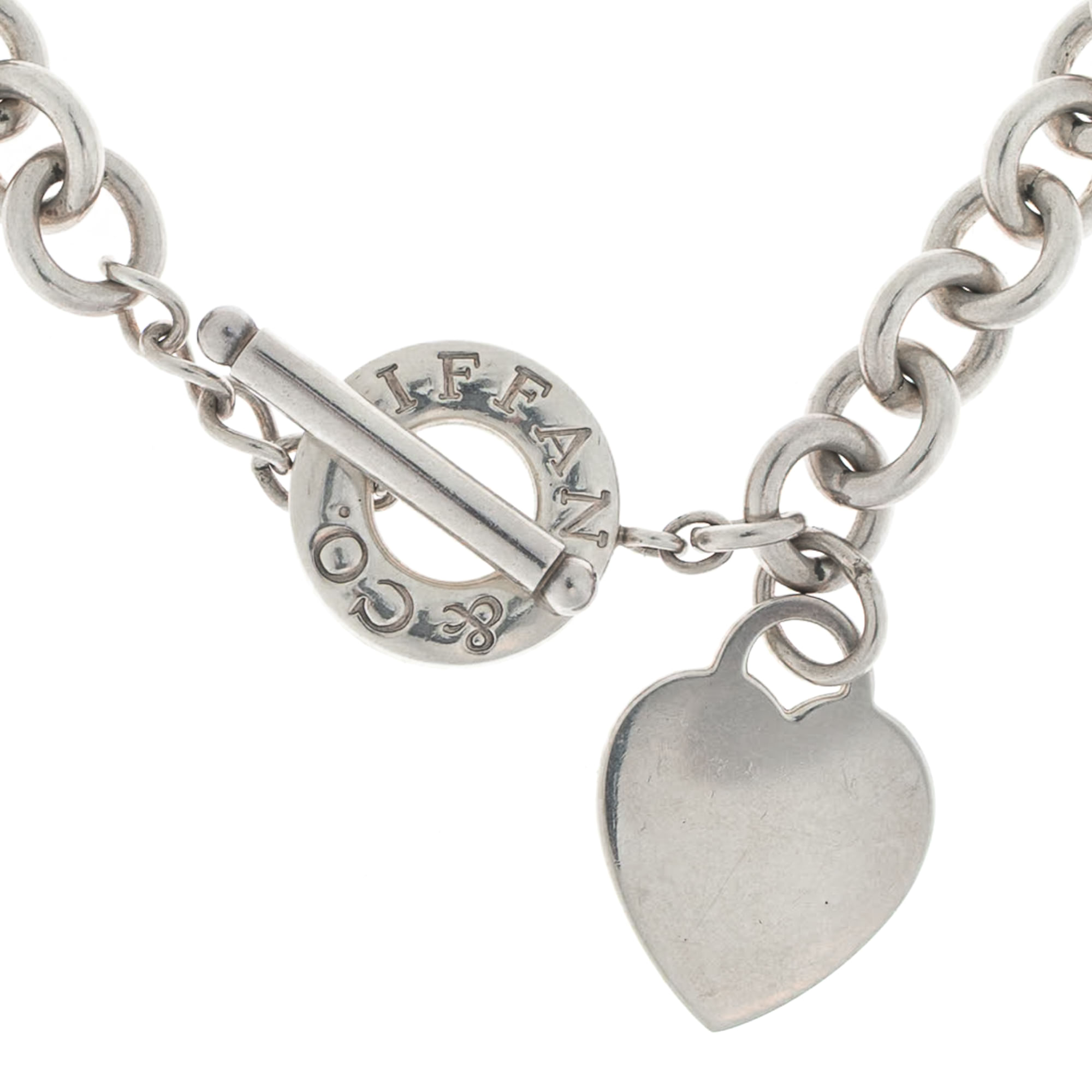 Colar Tiffany & Co. Return To em Prata | Brechó de luxo - Prettynew