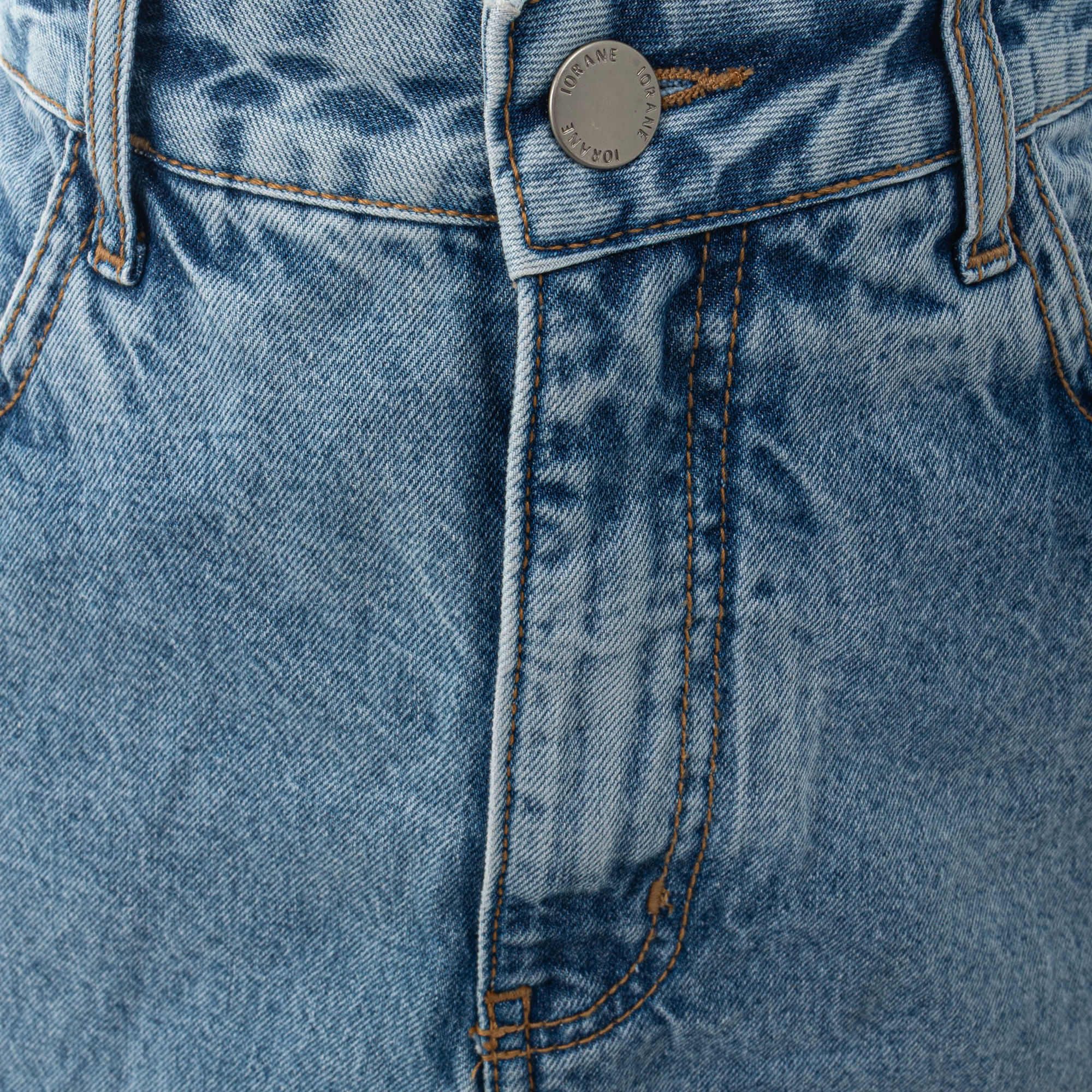 Saia Iorane Jeans Azul | Brechó de luxo - Prettynew