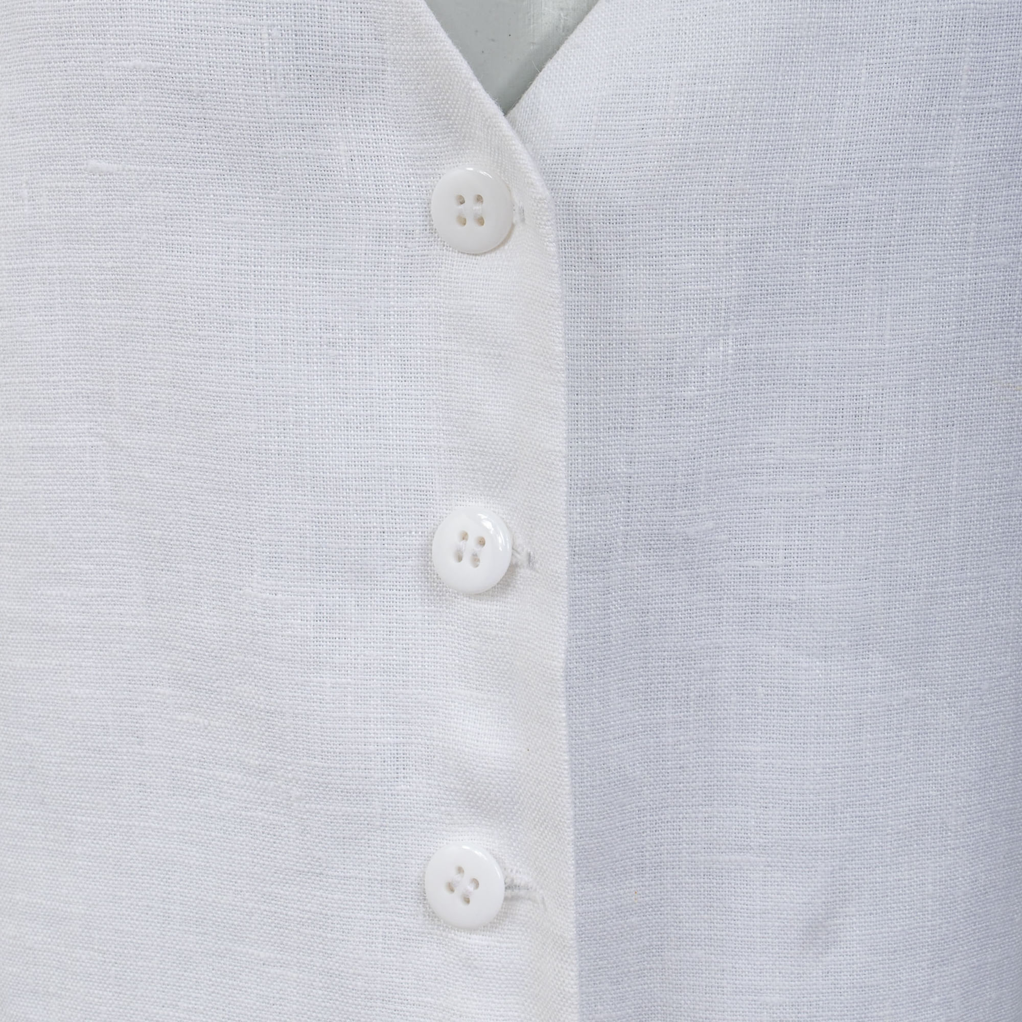 Conjunto Linho Branco | Brechó de luxo - Prettynew