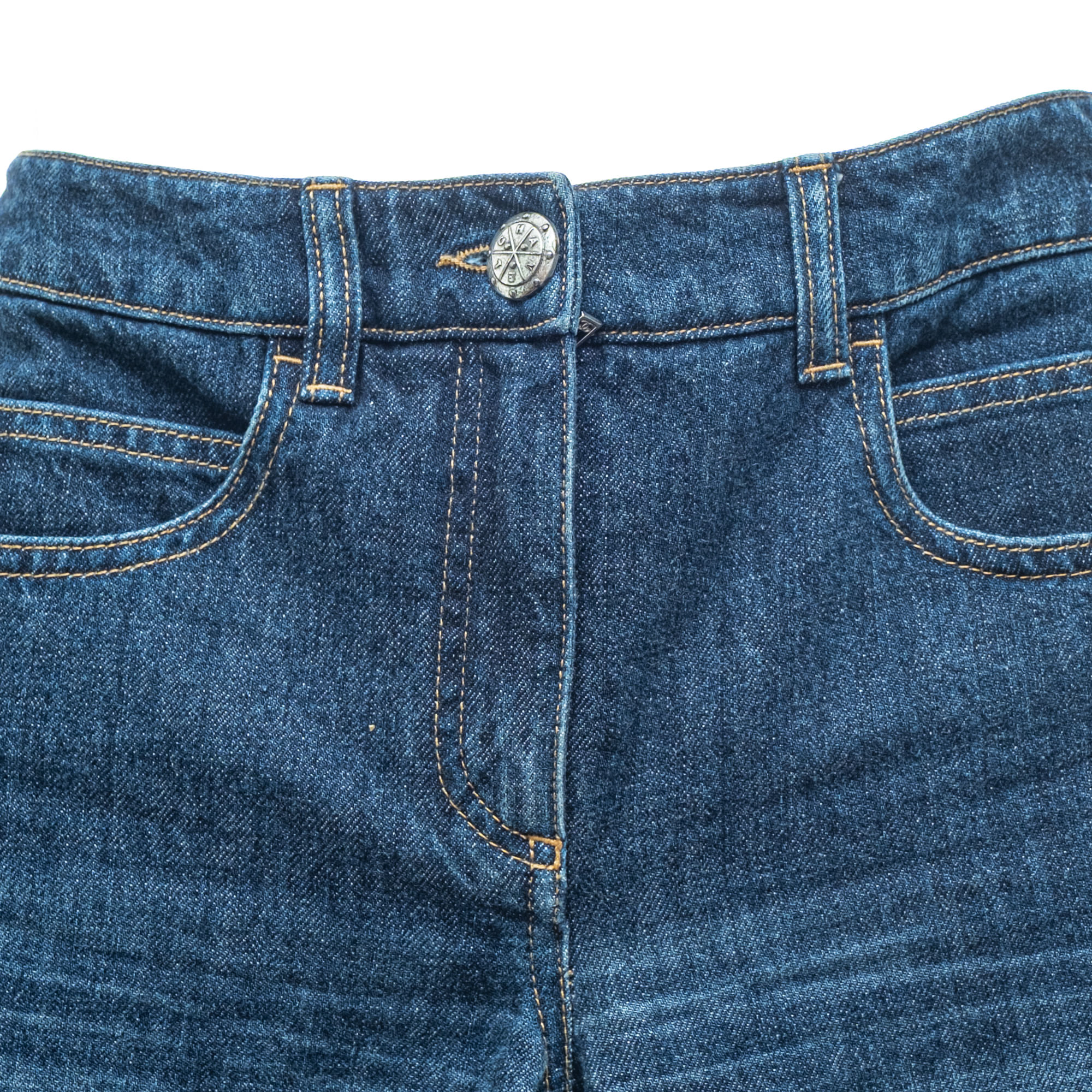 Calça Chanel Jeans Azul | Brechó de luxo - Prettynew