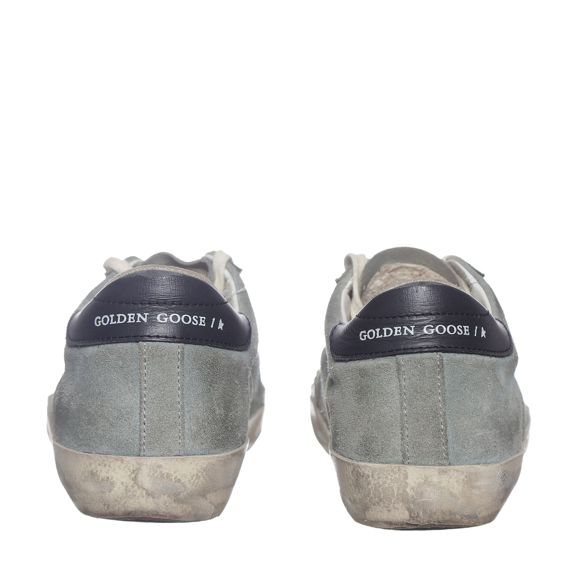 Tênis Golden Goose Super Star Azul | Brechó de luxo - Prettynew